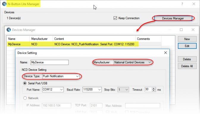 Send Email/Text Message with Push Notification Board and N-Button - NCD.io