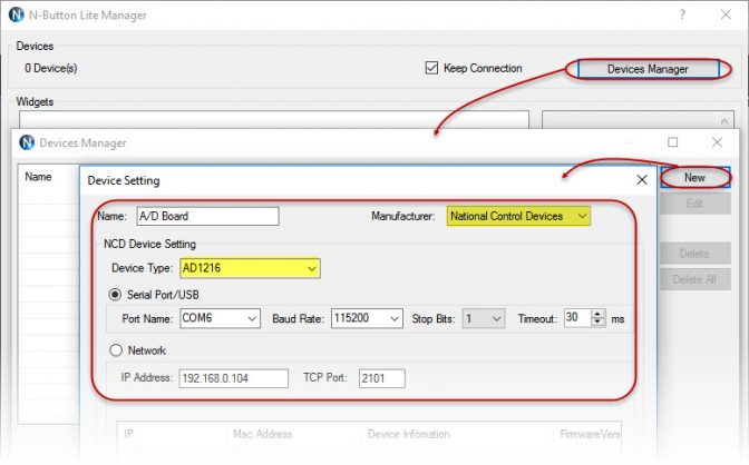 How to Use the A/D Meter Widget with N-Button - NCD.io