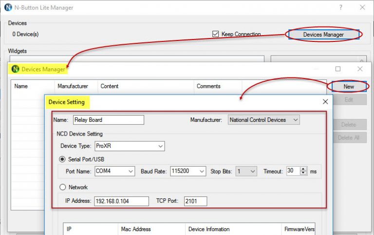 How to Create Relay Status Widget with N-Button - NCD.io
