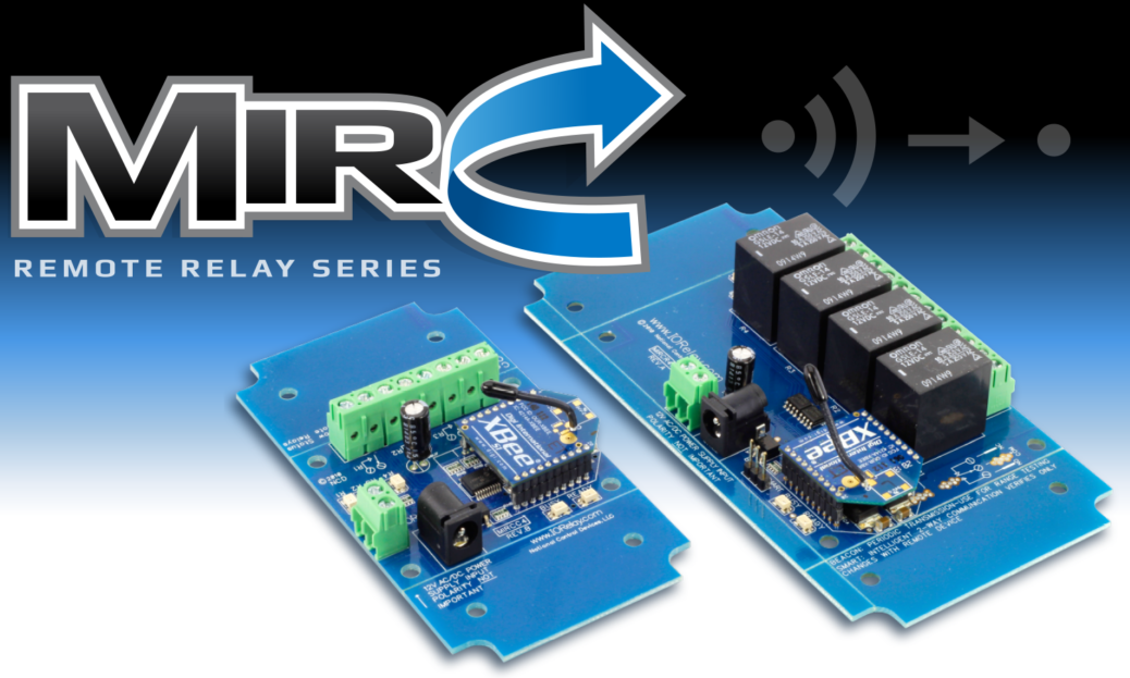 MirC Relay Contact Closure Transmitter Receiver Pair Wireless Wired Net