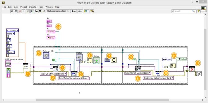 Labview Relay switching and Status acquisition 1 - NCD.io