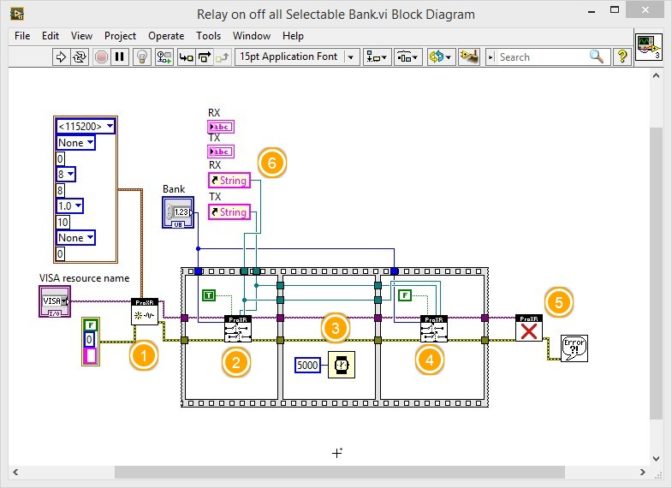 Labview Relay switching and Status acquisition 1 - NCD.io