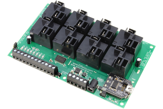 USB Relay Controllers with On-Board Analog Inputs and GPIO for Sensors