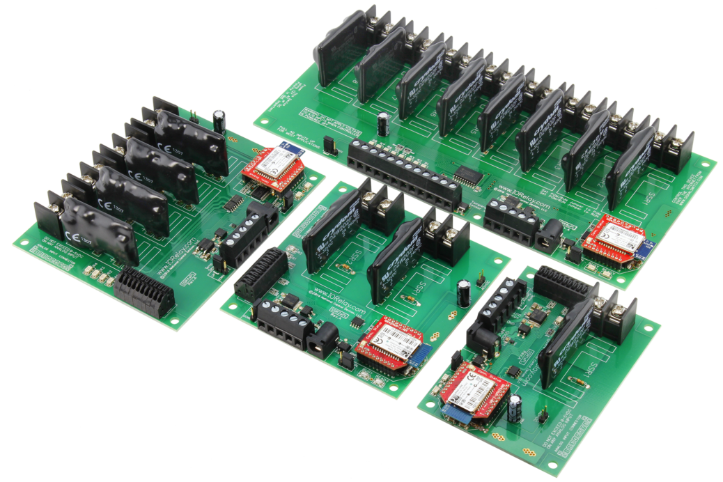 Remote Controlled Relay Boards for Point to Point Wireless Applications