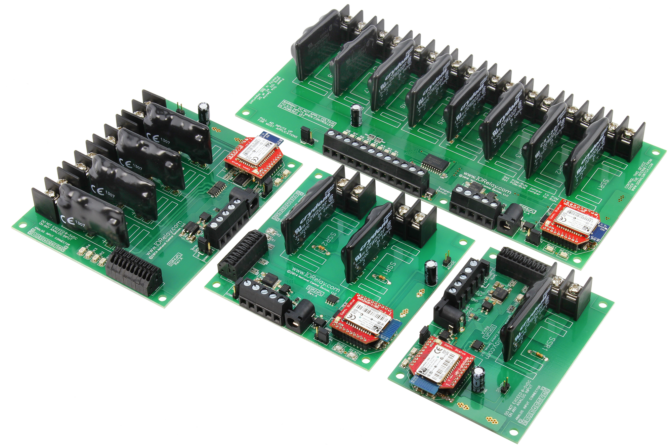 Remote Controlled Relay Boards for Point to Point Wireless Applications