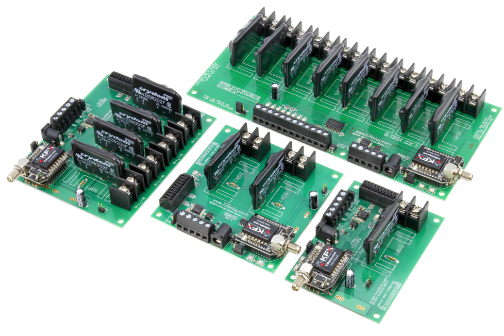Remote Controlled Relay Boards for Point to Point Wireless Applications