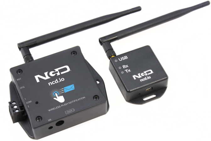 IoT Wireless Push Notification Sensor Product Manual - NCD.io