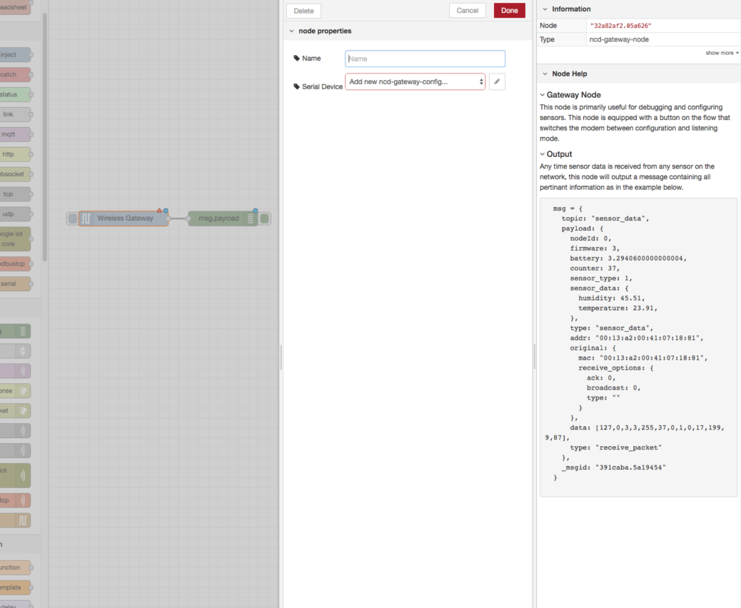 Using Node-RED to Send Sensor Data to Azure - NCD.io