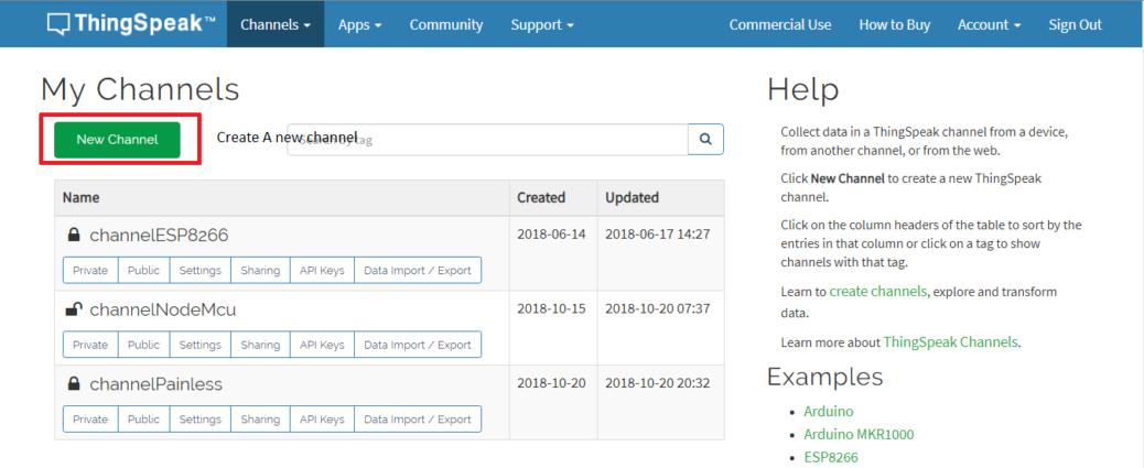ThingSpeak Weather APP using ESP8266 And SHT31 - NCD.io