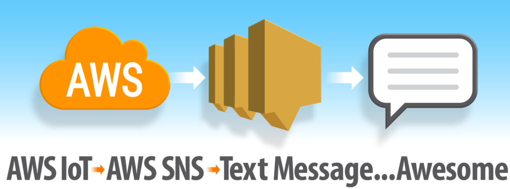 AWS IoT -> AWS SNS -> Text Message -> Awesome - NCD.io