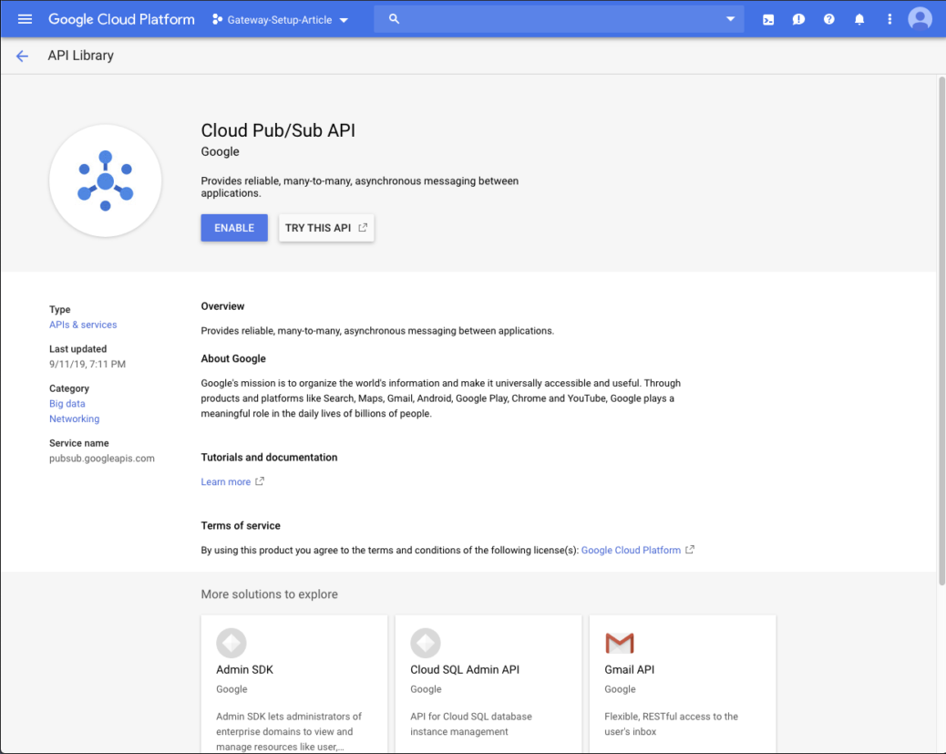 Google IoT Core Gateway Setup - NCD.io