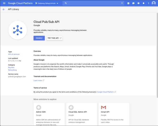 Google IoT Core Gateway Setup - NCD.io