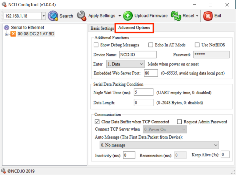 NCD Gen3 Ethernet Module User Guide - ncd.io