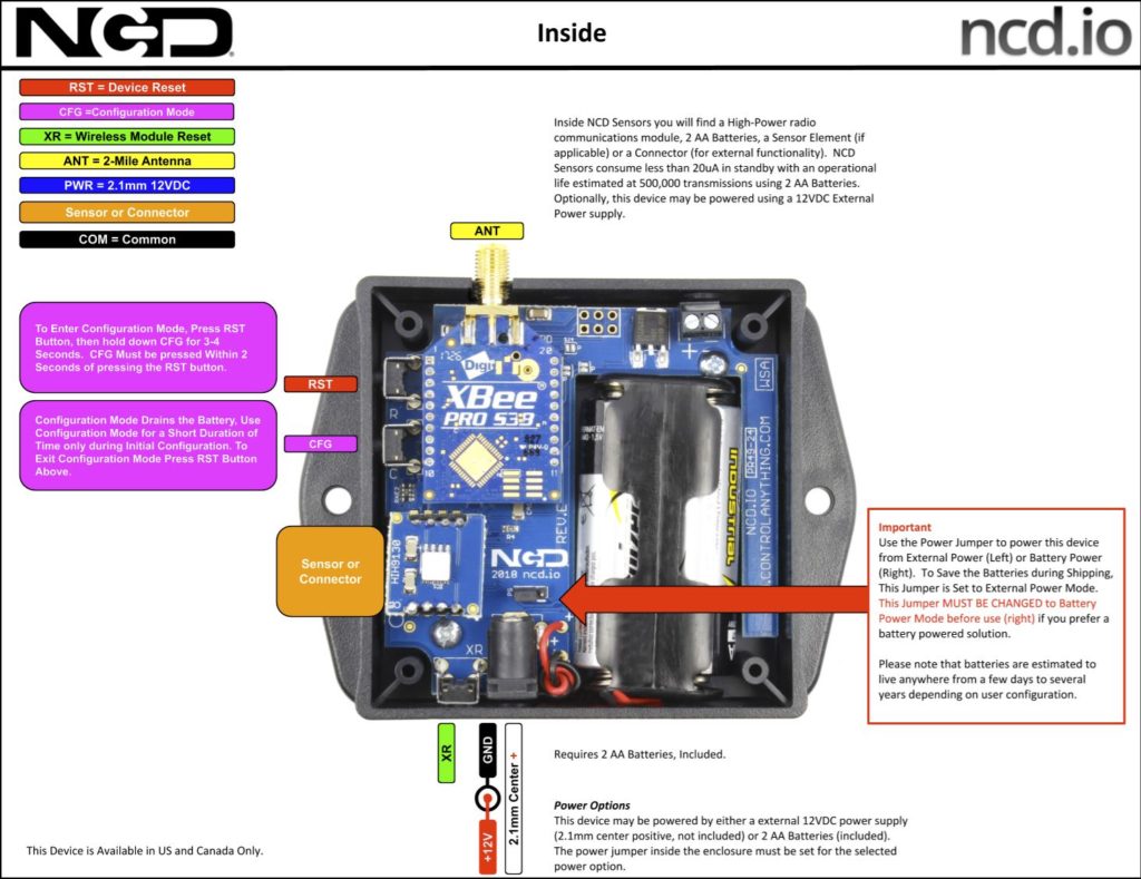 ncd Wireless Sensor Getting Started Guide - NCD.io