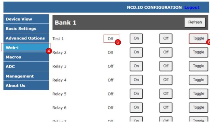 NCD5500 Ethernet Module Web Interface User Guide - NCD.io