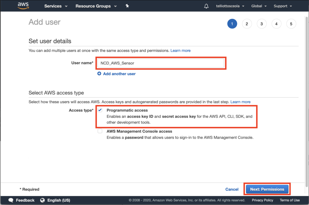 WiFi Sensor Setup Guide for use with Amazon® AWS® - NCD.io