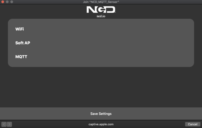 WiFi Sensor User Guide for use with MQTT - NCD.io