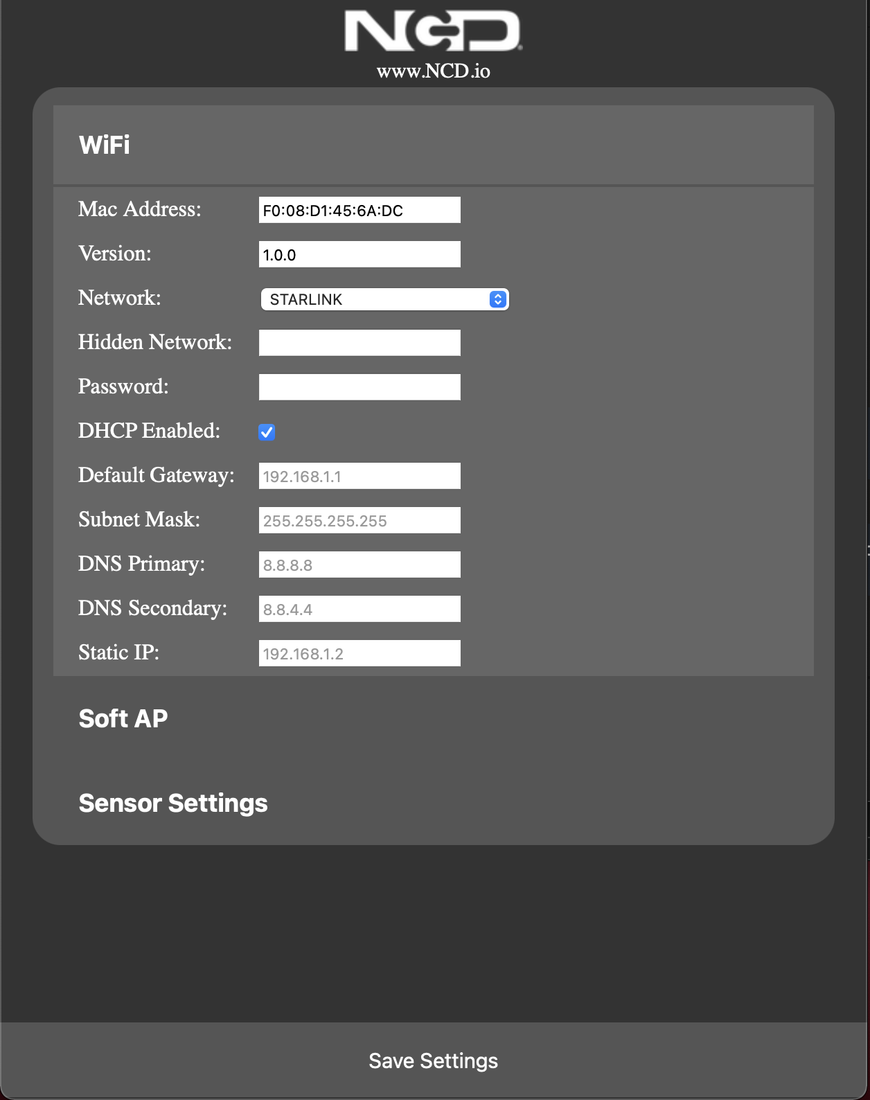 WiFi MQTT Current Monitor Sensor User Guide - NCD.io