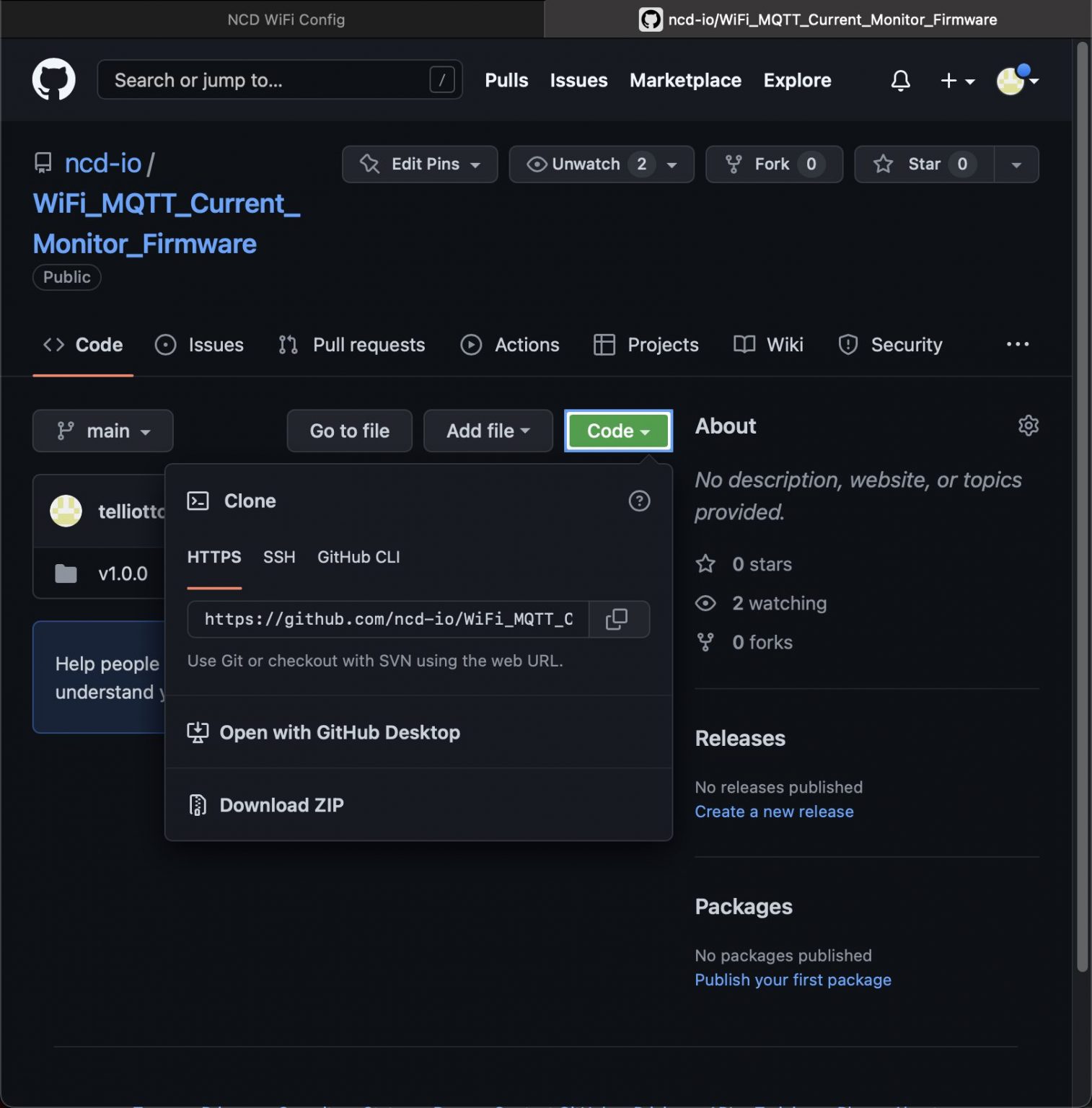WiFi MQTT Push Notification Sensor User Guide - NCD.io