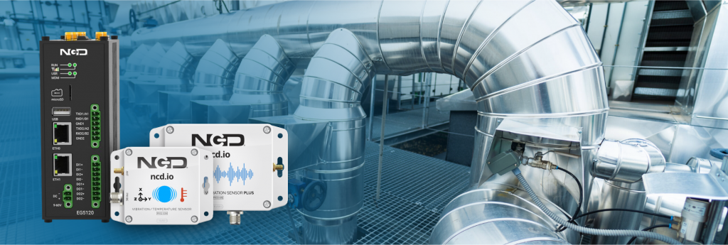 HVAC Remote Monitoring Systems with Vibration Sensors