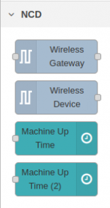 Machine UpTime Monitor Sensor Node-RED Dashboard - NCD.io