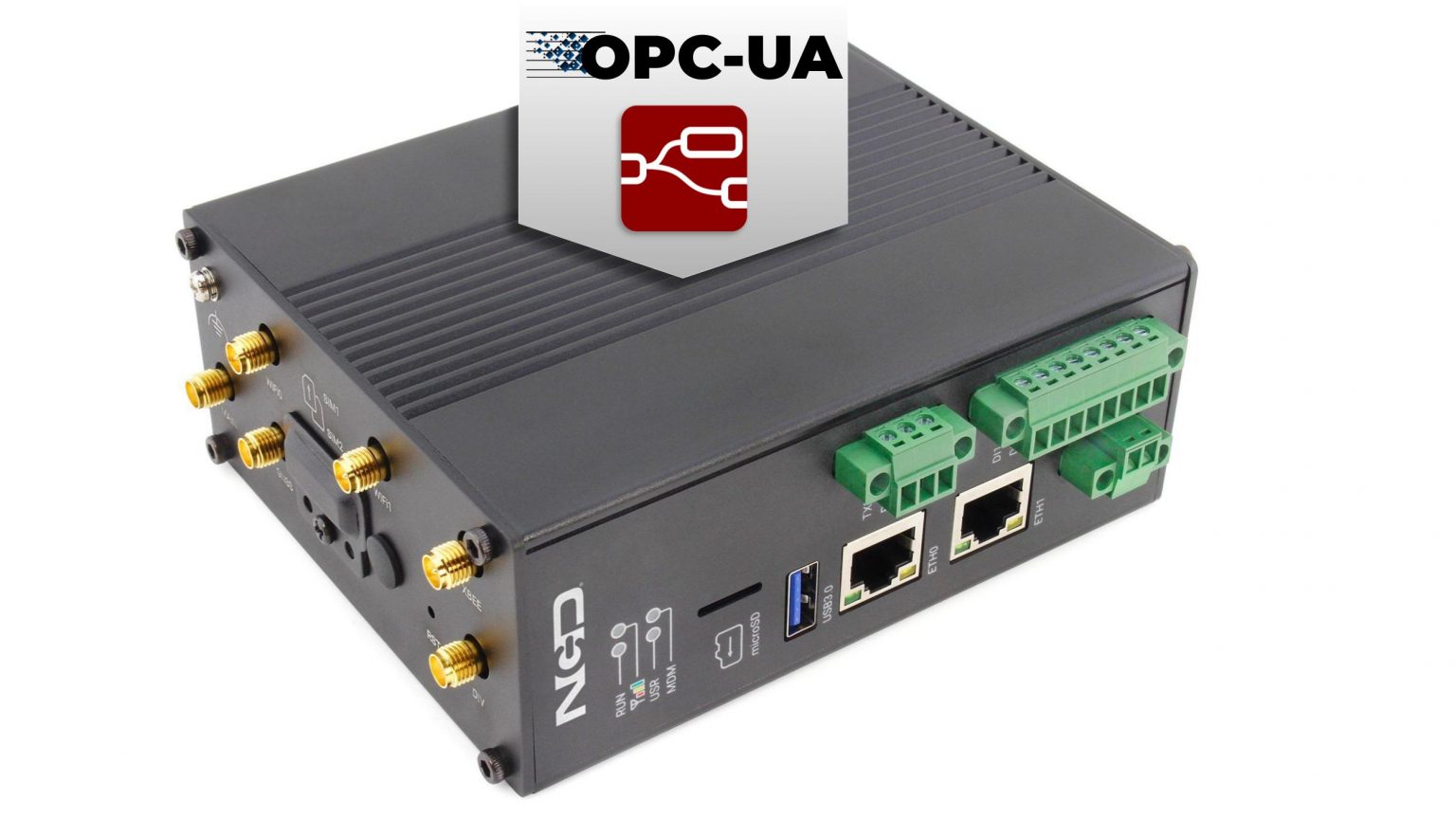 OPC-UA Server on Enterprise IIoT Gateway with Node-RED - NCD.io