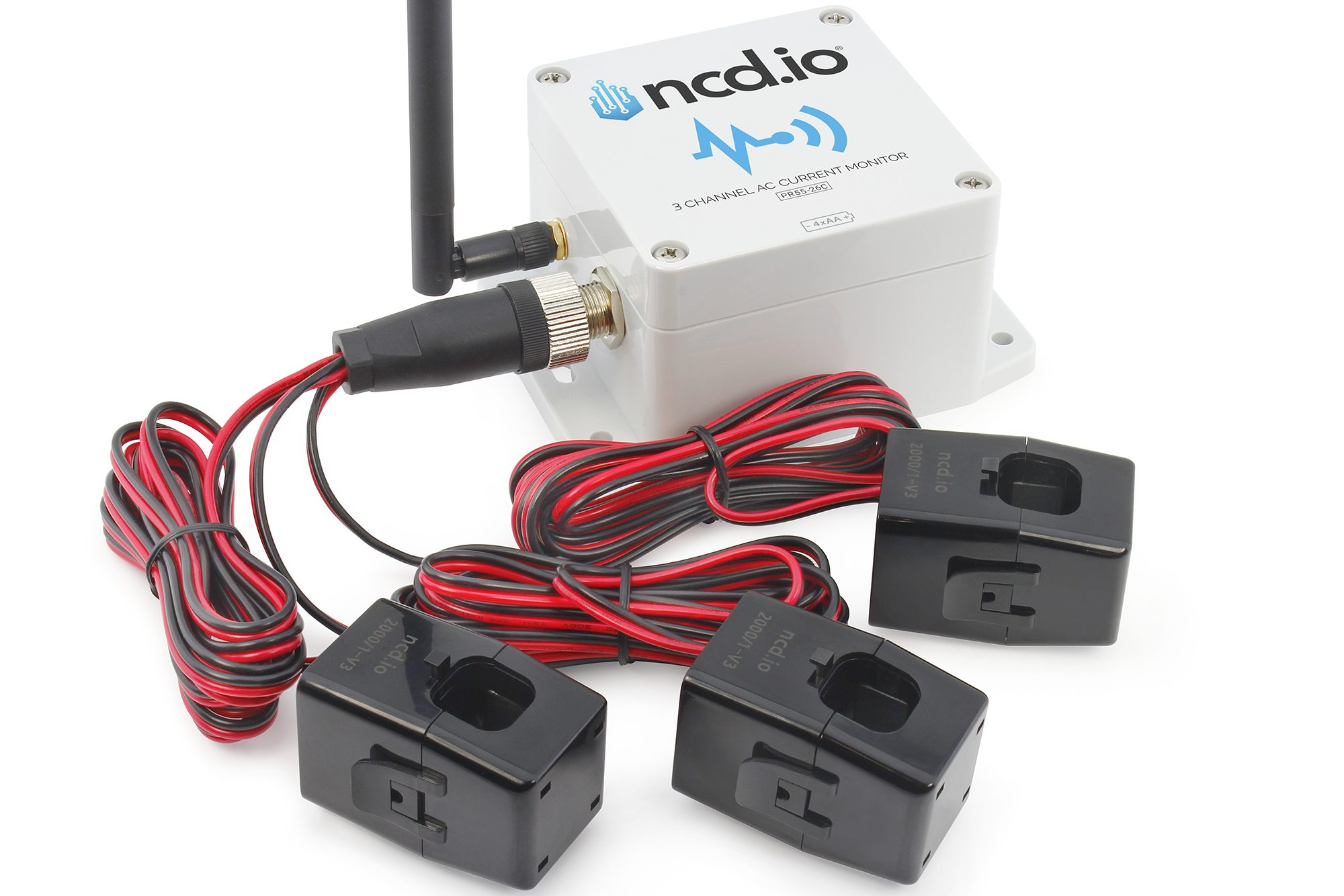IIoT AC Current Monitor Sensor Node-RED Dashboard - NCD.io