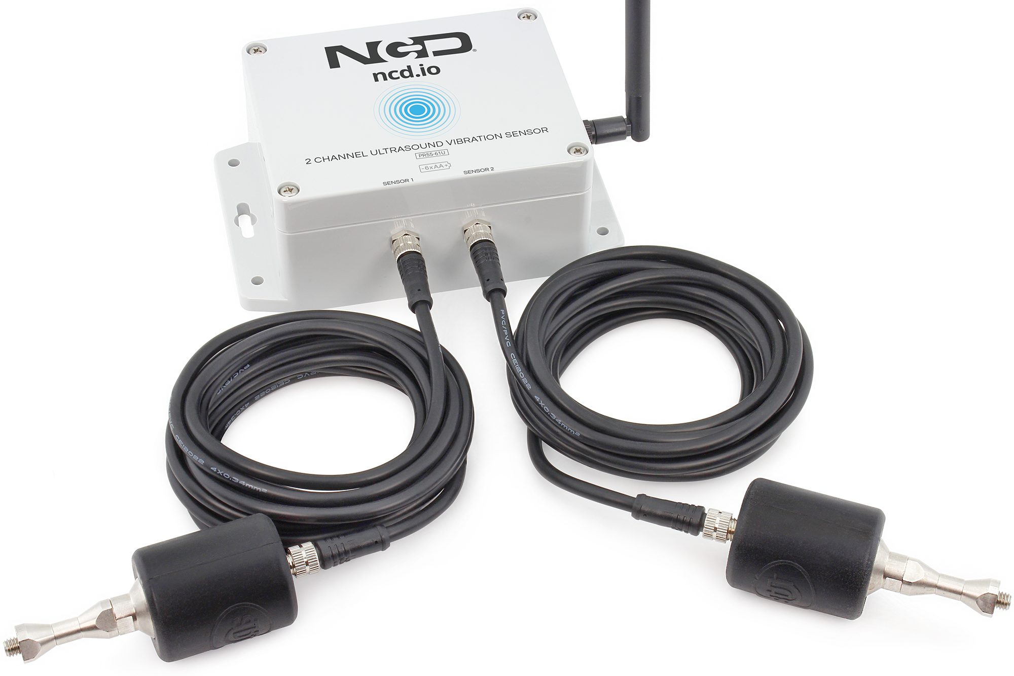 IIoT Ultrasound Vibration Sensor Node-RED Dashboard - NCD.io