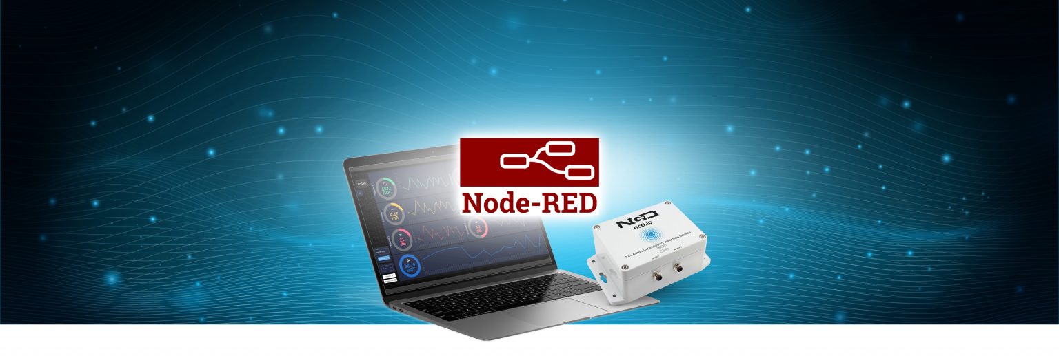 IIoT Ultrasound Vibration Sensor Node-RED Dashboard - NCD.io