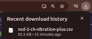 IIoT 2-CH Vibration Temperature Sensor Node-RED Dashboard - NCD.io
