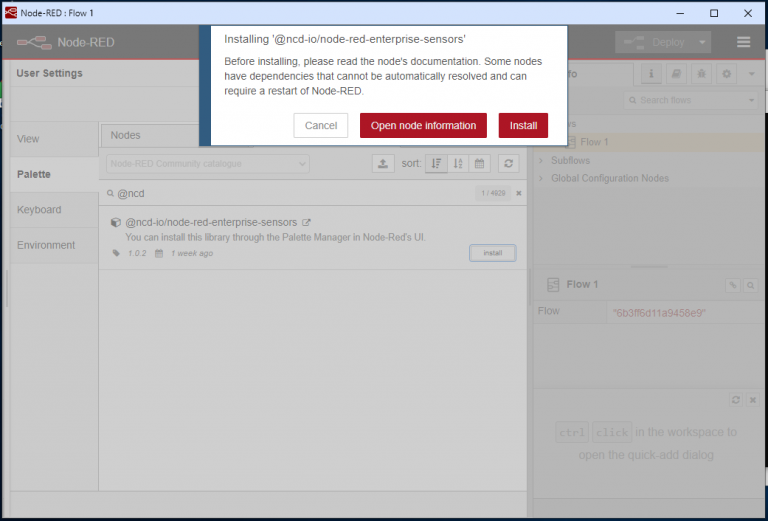Installing and setting up NCD Sensors and Node-RED on Windows - NCD.io