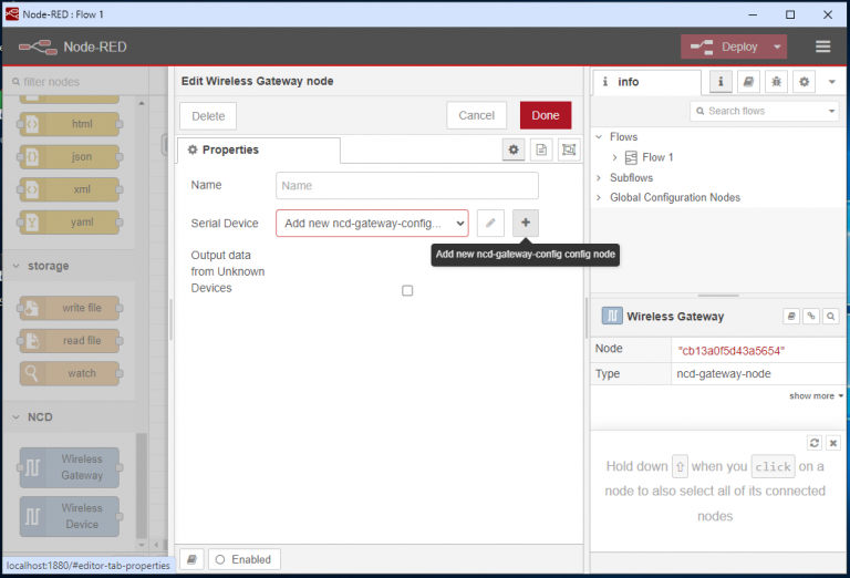 Installing and setting up NCD Sensors and Node-RED on Windows - NCD.io
