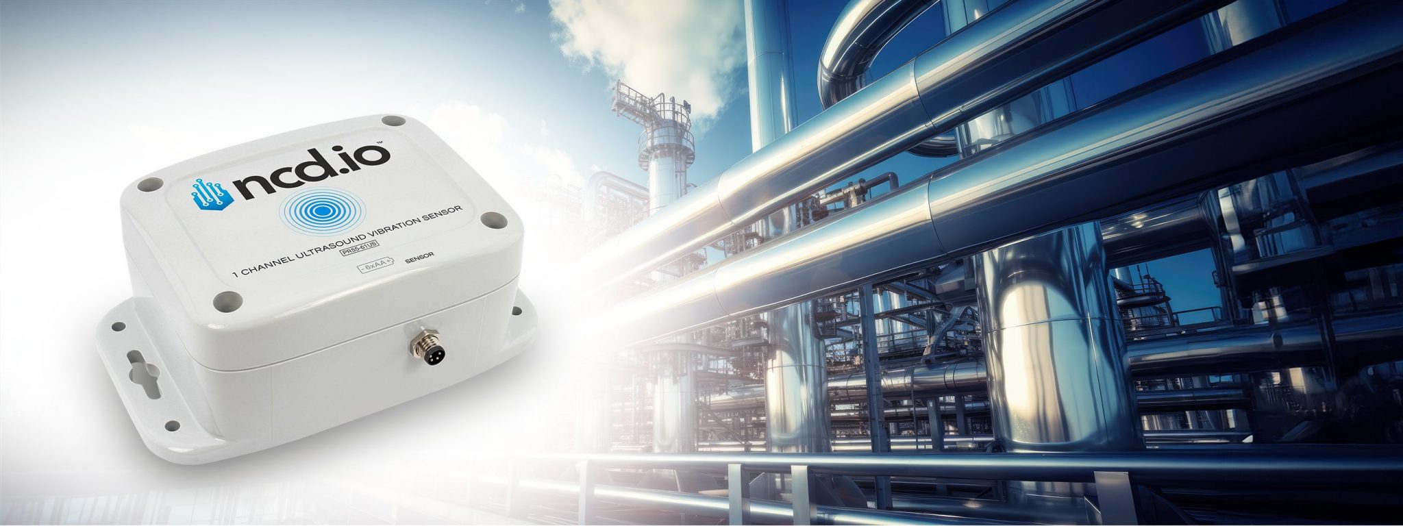 1 Channel Industrial IoT Long Range Wireless Ultrasound Vibration ...