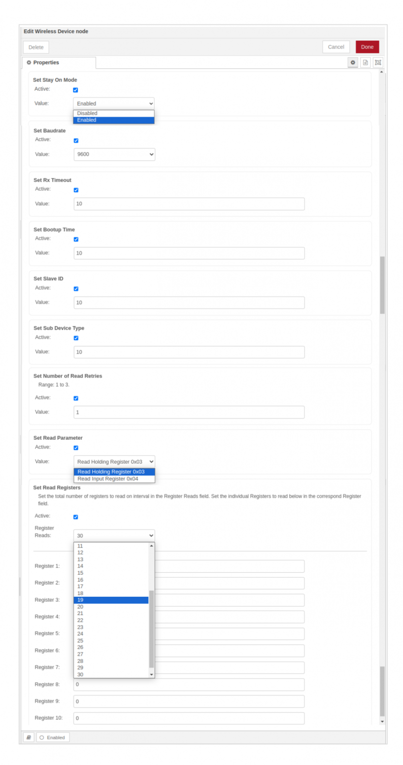 Configuring Modbus RTU Transmitter with Node-RED - NCD.io