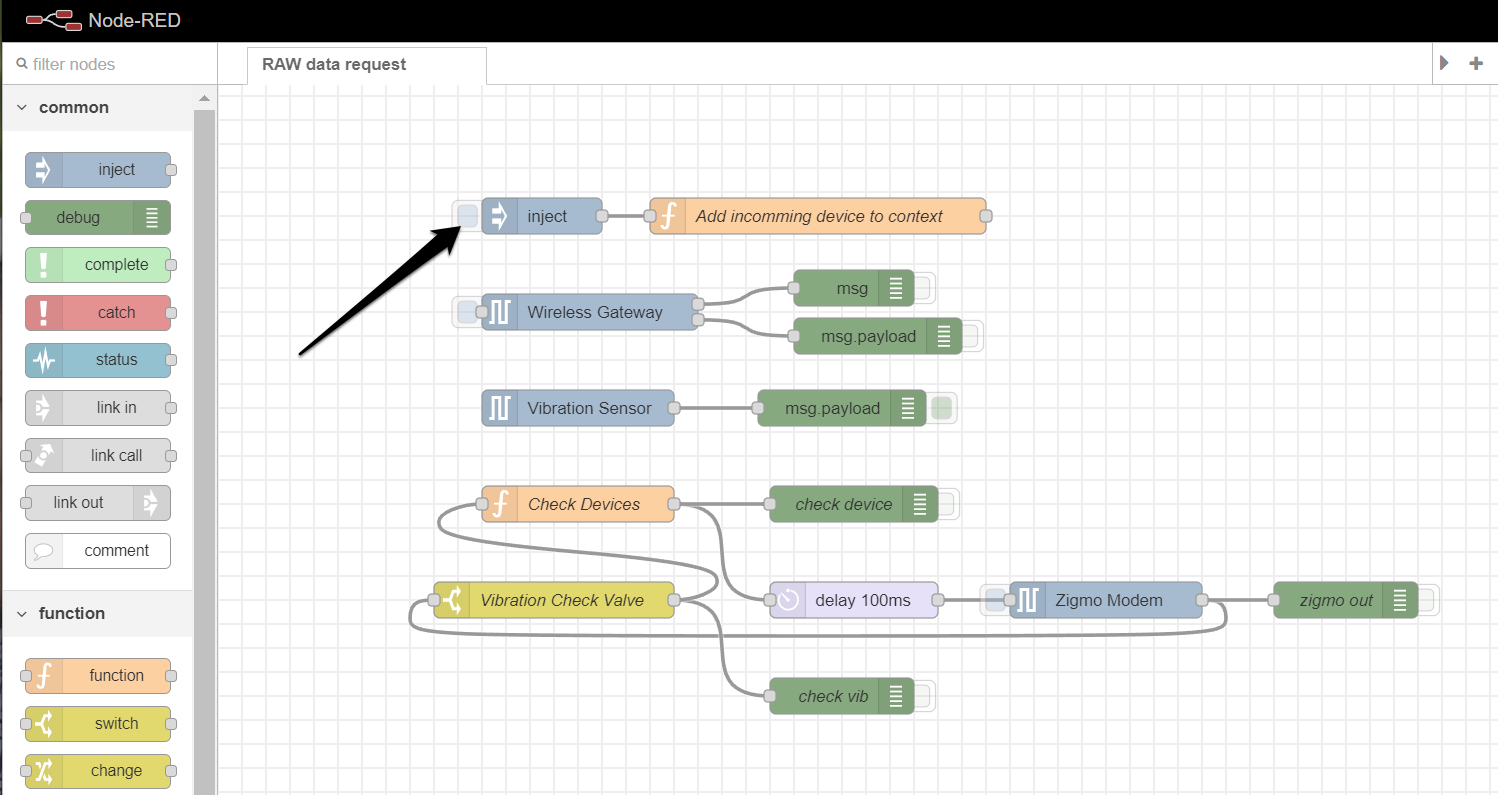 Extracting the RAW data from your NCD Vibration sensor via Node-RED - NCD.io