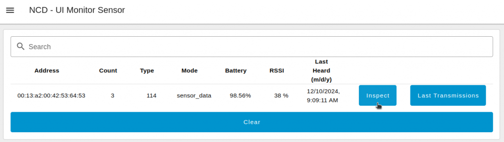 NCD Node-RED UI Monitor Sensor - NCD.io