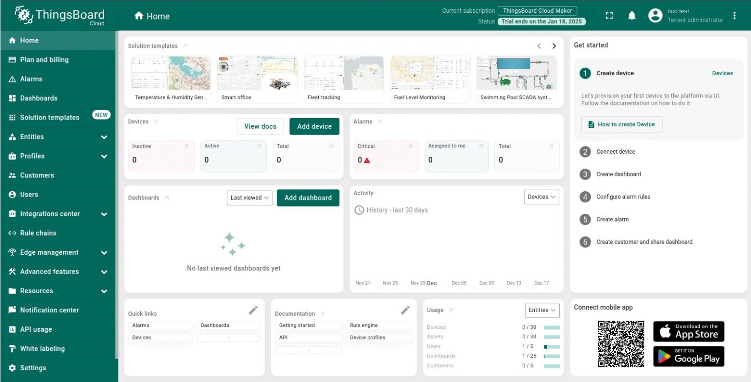How to Integrate NCD Sensors with ThingsBoard via MQTT - NCD.io