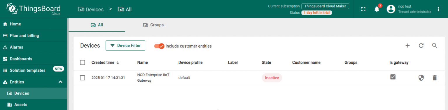 How to Integrate NCD Sensors with ThingsBoard via MQTT - NCD.io