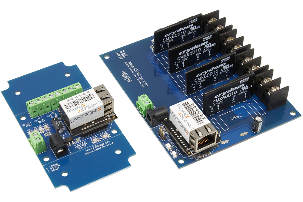 Ethernet Internet Contact Closure Remote Relay Controller 4-Channel Solid State 1-Way - store.ncd.io
