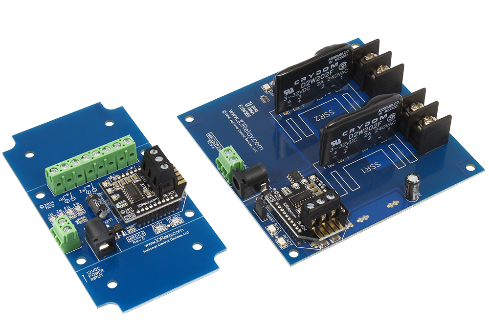 Direct Wired Contact Closure Remote Relay Controller 2-Channel Solid ...