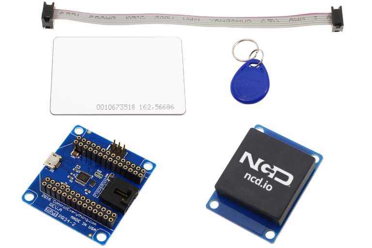 RFID Receiver and I2C Adapter with USB Interface for WiPy - NCD Store