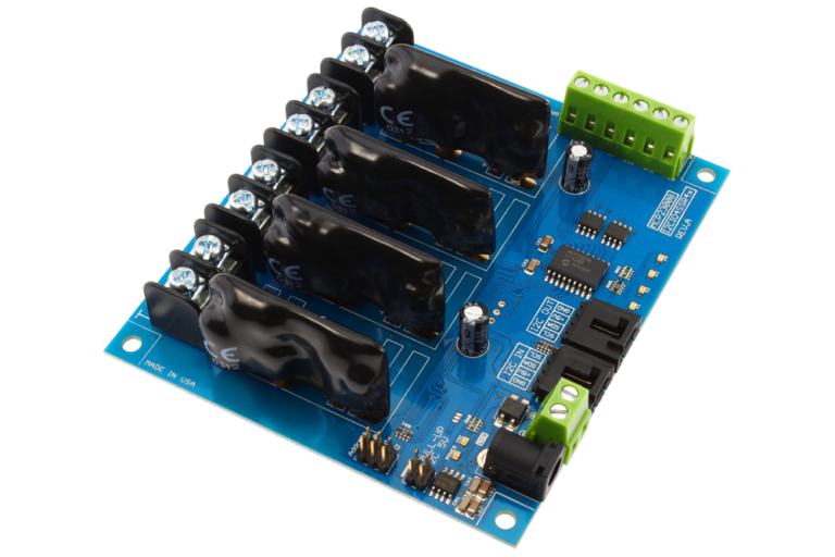 4-Channel Solid State Relay Controller + 4 GPIO with I2C Interface ...