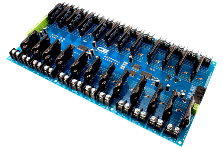 24-Channel Solid State Relay Controller + 8 GPIO with I2C Interface - NCD Store