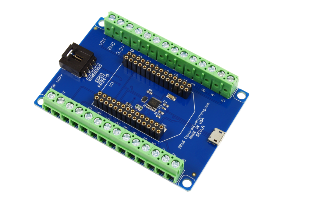 Screw Terminal Breakout Board for WiPy - NCD Store
