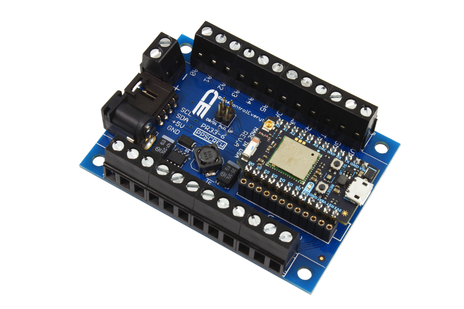 Screw Terminal Breakout Board for Particle Photon with On-Board Power ...