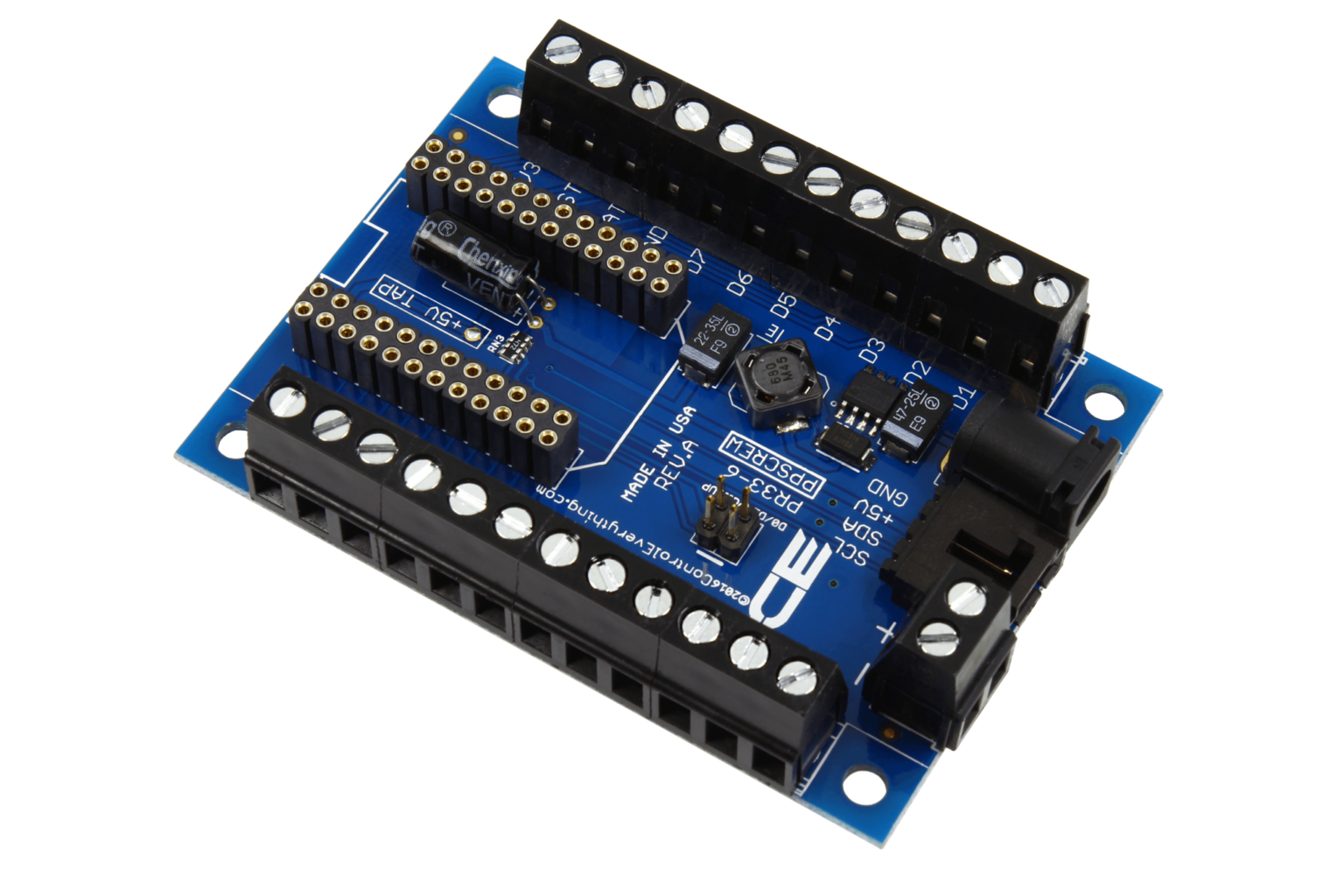 Screw Terminal Breakout Board for Particle Photon with On-Board Power ...