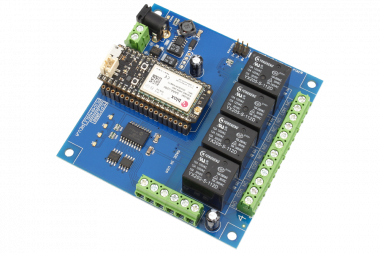 4-Channel General Purpose SPDT Relay Shield + 4 GPIO with IoT Interface - NCD Store