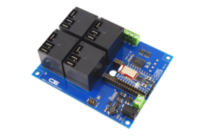 4-Channel DPDT Signal Relay Shield + 4 GPIO with IoT Interface - NCD Store