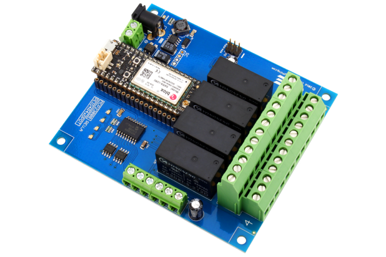 4-Channel DPDT Signal Relay Shield + 4 GPIO with IoT Interface - NCD Store