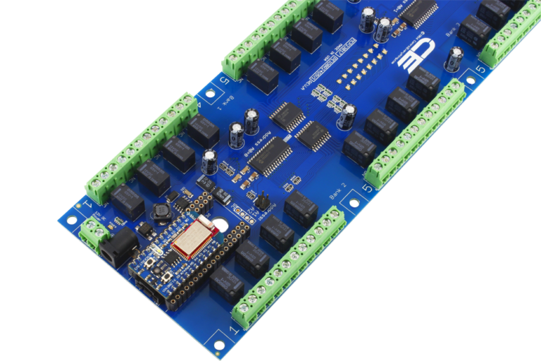 24-Channel 1-Amp SPDT Signal Relay Shield + 8 GPIO with IoT Interface - NCD Store